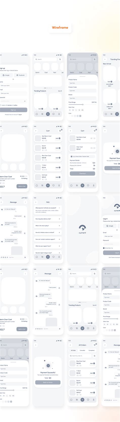 e commerce mobile app behance