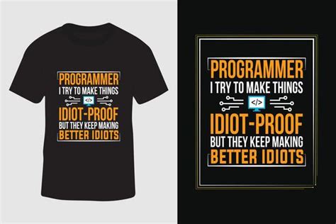 Programmer T Shirt Vector Art Icons And Graphics For Free Download