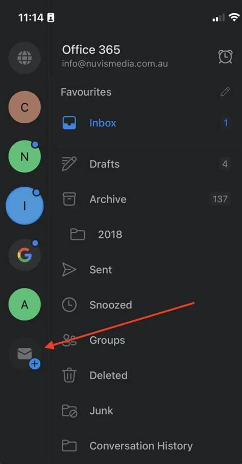 How To Add A Shared Microsoft 365 Mailbox To The Outlook Mobile App Nuvismedia Melbourne