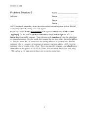 Ps Fall Soln Pdf ECE Fall Problem Session Name Fall Name Name Name