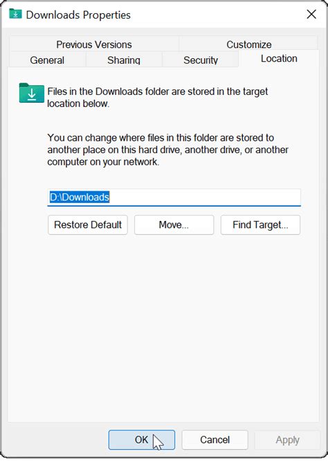 How To Change The Default Save Location In Windows