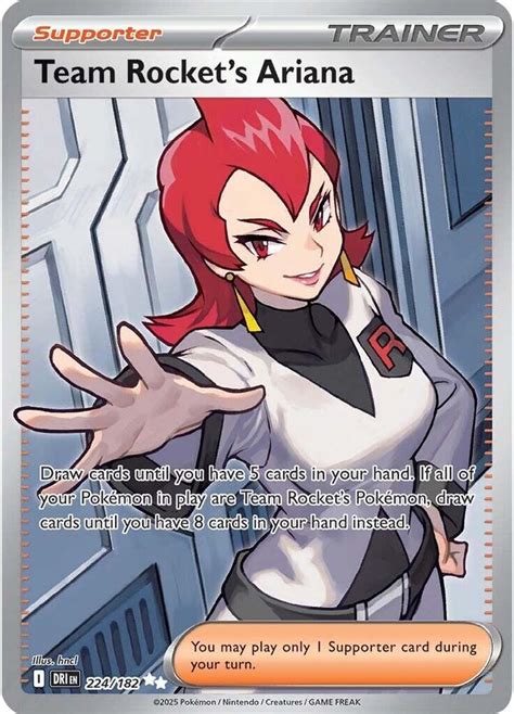 Team Rockets Ariana 237182 Sv10 Destined Rivals Pokemon