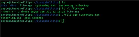 How To Check A Files Age And Modification Time In Linux