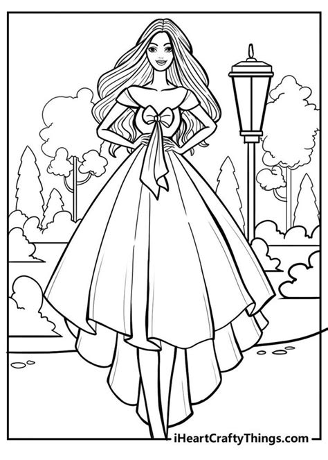 All New Beautiful Barbie Coloring Pages Artofit