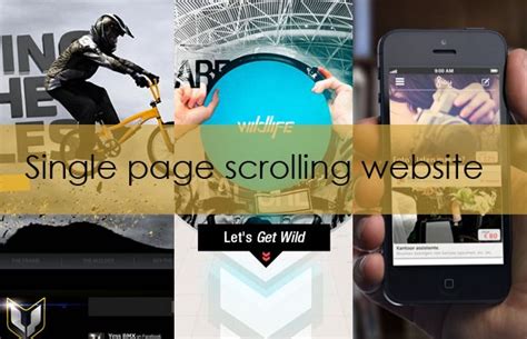 Single Page Scrolling Website Design You Trust Design Daily Since