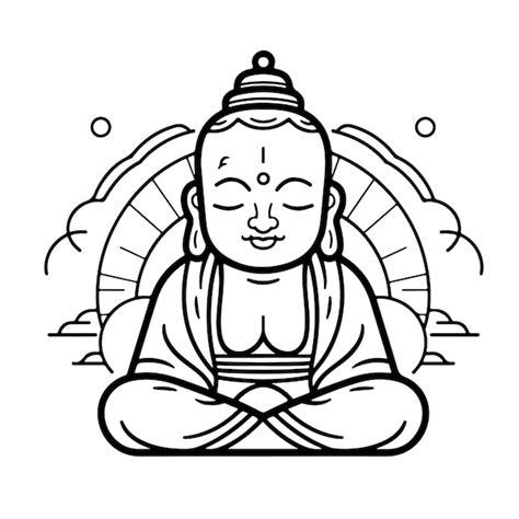 스케치 손으로 그린 단일 라인 아트 색칠 페이지 선 그리기 흰색 배경에 고립 프리미엄 벡터