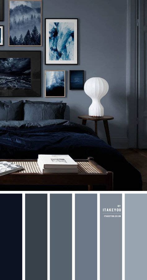 Dark Blue Grey Bedroom Colour Scheme Dark Blue Bedroom Color Scheme Midnight Blue And Gray