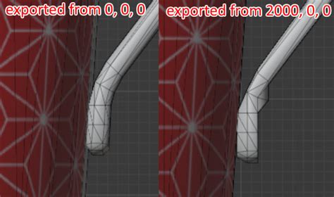 export selection obj exporter has floating point issues when