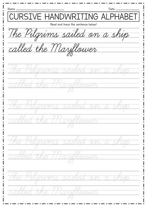 17 Palmer Cursive Worksheets Cursive Writing Practice Sheets Cursive Handwriting Practice