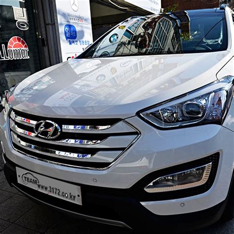 싼타페dm 루마썬팅 포뮬러원 전면35 측후썬루프15 시공후기 네이버 블로그