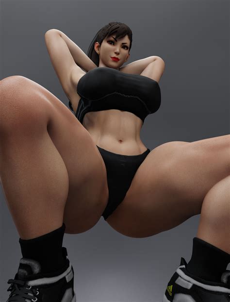 Cpt Flapjack Chun Li Capcom Street Fighter Highres 1girl 3d Abs