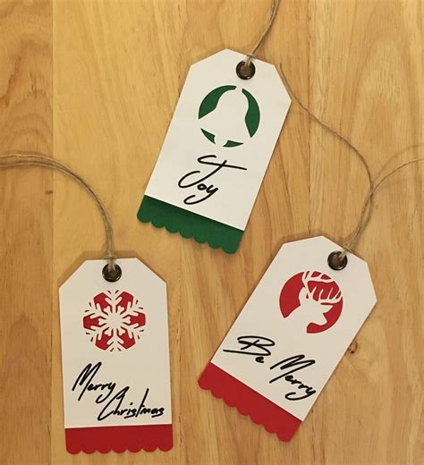 Christmas Gift Tags With The Cricut Explore Air Craft E Corner