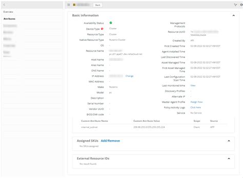 Nutanix Prism Central Opsramp Documentation