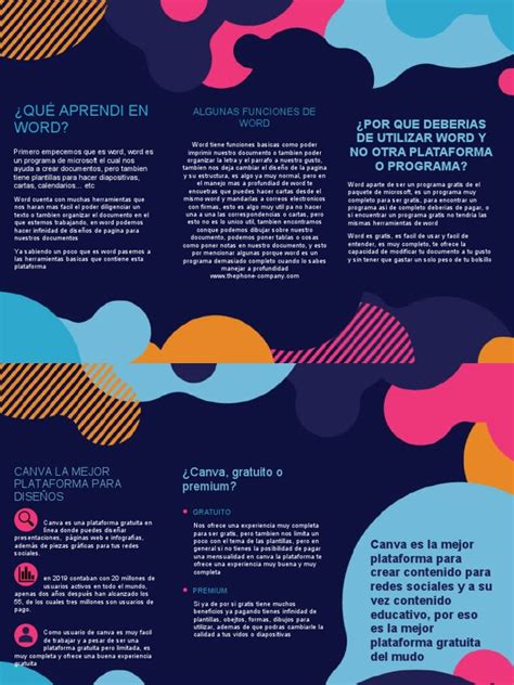 folleto word pdf microsoft word informática
