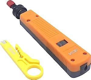 VCE Punch Down Tool Kit With 110 Blade And Mini Wire Stripper Punch