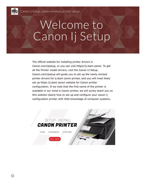 PPT Canon Ij Setup PowerPoint Presentation Free Download ID 10296196