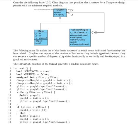Solved Consider The Following Basic Uml Class Diagram That
