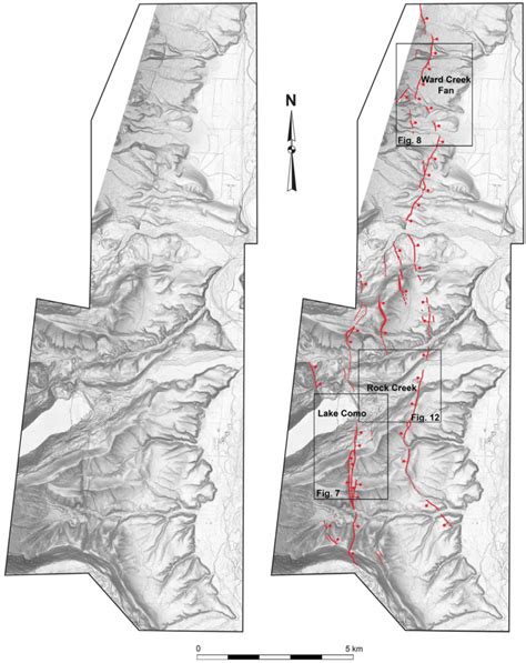 Quaternary Fault Map Of The Southern Bitterroot Fault See Figure 2 For