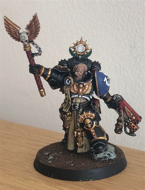 Kitbashed Primaris Chaplain Cassius For My Ultramarines So He Can Lead The Tyrannic War