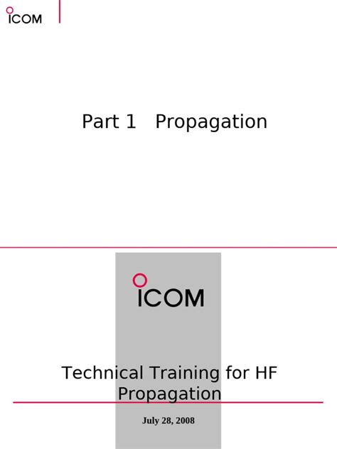 Technical Training For Hf Propagation Pdf