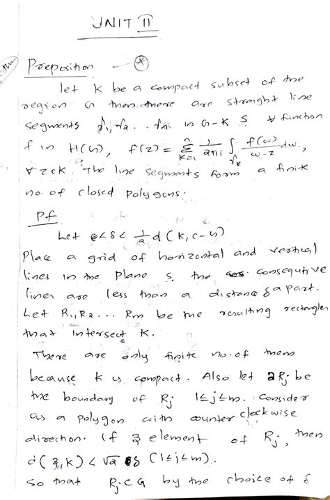 Complex Nd Module Its A Lecture Note UNT Repesihon Le K Be A Cowpacd Subsed OP Me