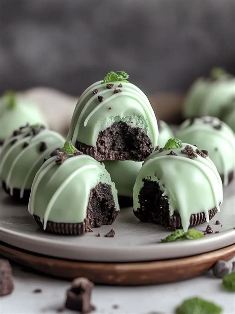 Mint Oreo Truffles Irresistibly Creamy No Bake Treats Esther Recipes