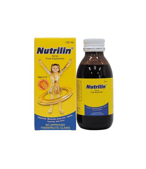 Nutrilin Syrup 120ml Available At Rose Pharmacy