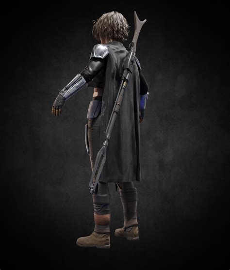 The Mandalorian Female For Game Ready Cgtrader