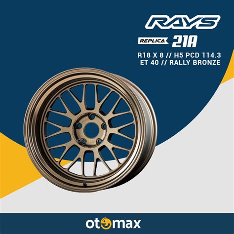Velg Mobil Volk Rays 21a Ring 18 Rally Bronze Otomax Store Otomax Store Jual Velg Mobil