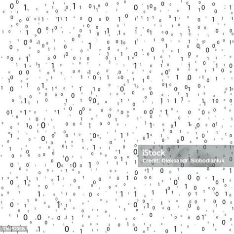 Stream Binary Code Binary Code Matrix Background On Screen From Numbers