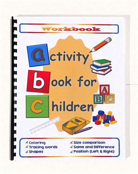 Workbook For Preschool Kindergarten 90 Pages Educational Learning