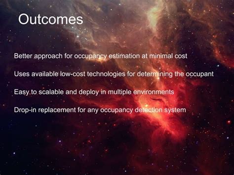 Real Time Occupancy Detection Using Self Learning Ai Agent Ppt