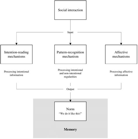 1 Model Of Norm Acquisition Information Stemming From Social Download Scientific Diagram