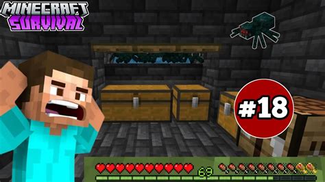 I Build A Cave Spider Spawner Xp Farm Unlamented Xp Youtube