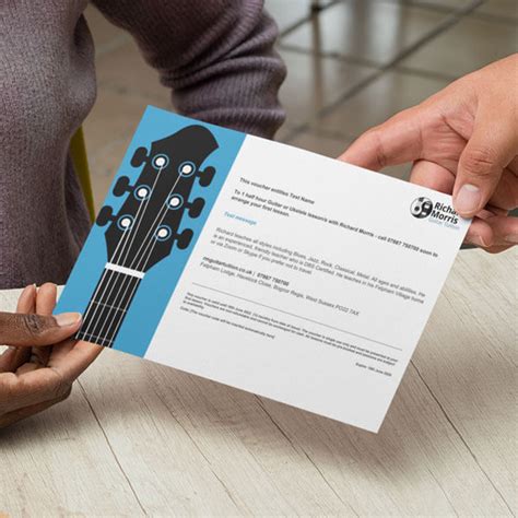 12 Hour Guitar Lessons T Voucher Richard Morris Guitar Tuition