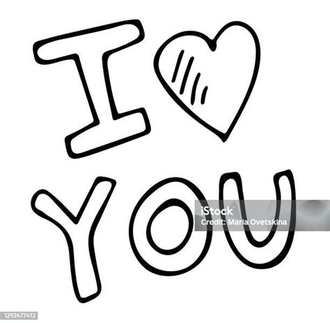 세인트 발렌타인 데이는 흰색 배경에 낙서 손 편지를 낙서 사랑 해요 카드 배너 포장지 포스터 스크랩북 베개 컵 및 패브릭 디자인에 대한 벡터 2월에 대한 스톡 벡터 아트 및