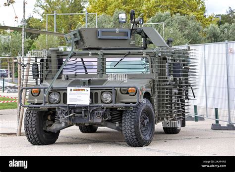A High Mobility Multipurpose Wheeled Armored Military Vehicle HMMWV Stock Photo Alamy