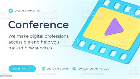 화상 회의 거리 웨비나 인터넷 멀티미디어 콘텐츠 소셜 미디어 배너 3d 아이콘 벡터 3차원 형태에 대한 스톡 벡터 아트 및 기타 이미지 3차원 형태 화상 회의 0명