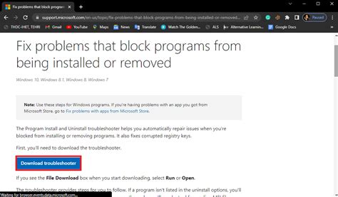 Fix Please Wait Until The Current Program Is Finished Uninstalling