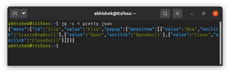 how to pretty print json file in linux terminal