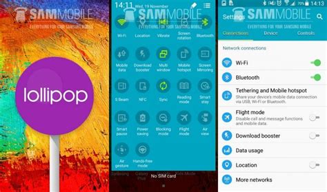 Android Lollipop Goes To Note And HTC Smartphones
