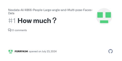How Much Issue Nexdata AI People Large Angle And Multi Pose Faces Data GitHub