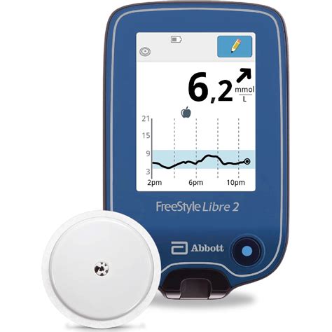 Freestyle Libre 2 Sensor Real Time Glucose Monitoring For Diabetes Management 14 Day Wear