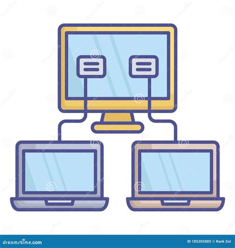 Network Workflow Icon Outline Filled Creative Elemet From Big Data Icons Collection Premium