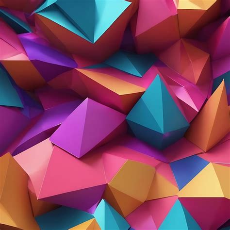 premium photo 3d render of an abstract background with modern low