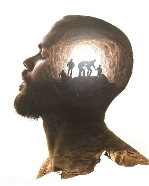 Double Exposure Inside Cave Photo Manipulation Photoshop Tutorial Artofit