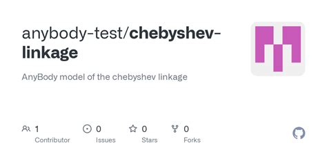 Github Anybody Testchebyshev Linkage Anybody Model Of The Chebyshev Github Anybody Testchebyshev Linkage Anybody Model Of The Chebyshev