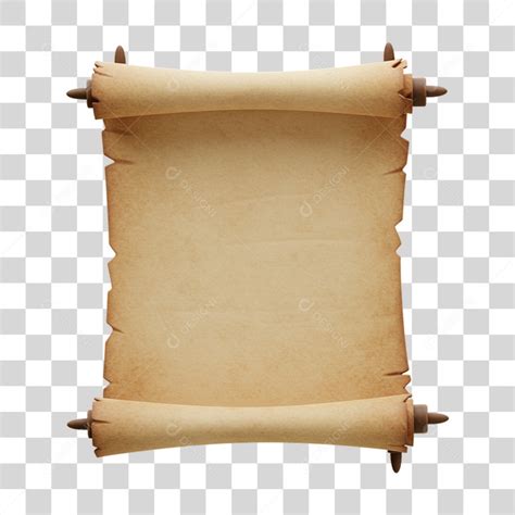 Elemento 3d Objetos Históricos 7 De Setembro Pergaminho Png