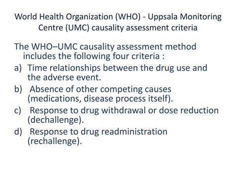Methods Of Causality Assessment Pptx