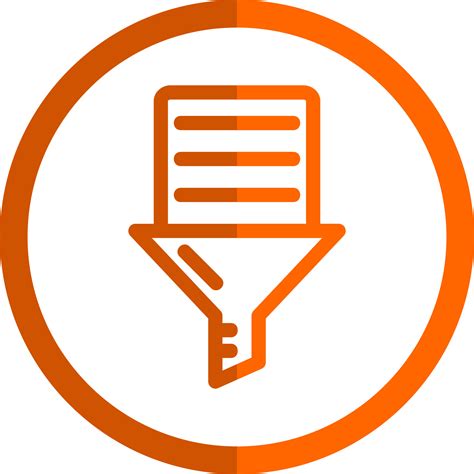 Data Filtering Vector Icon Design 20176424 Vector Art At Vecteezy